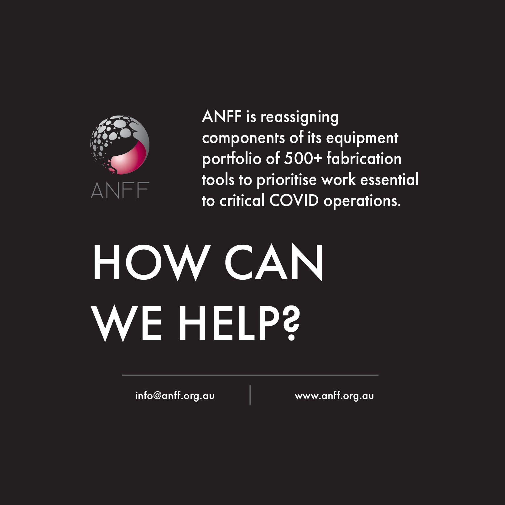 ANFF and our next steps - Australian National Fabrication Facility Limited